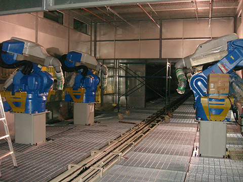 Paint Shop Construction project - Thaipollutech